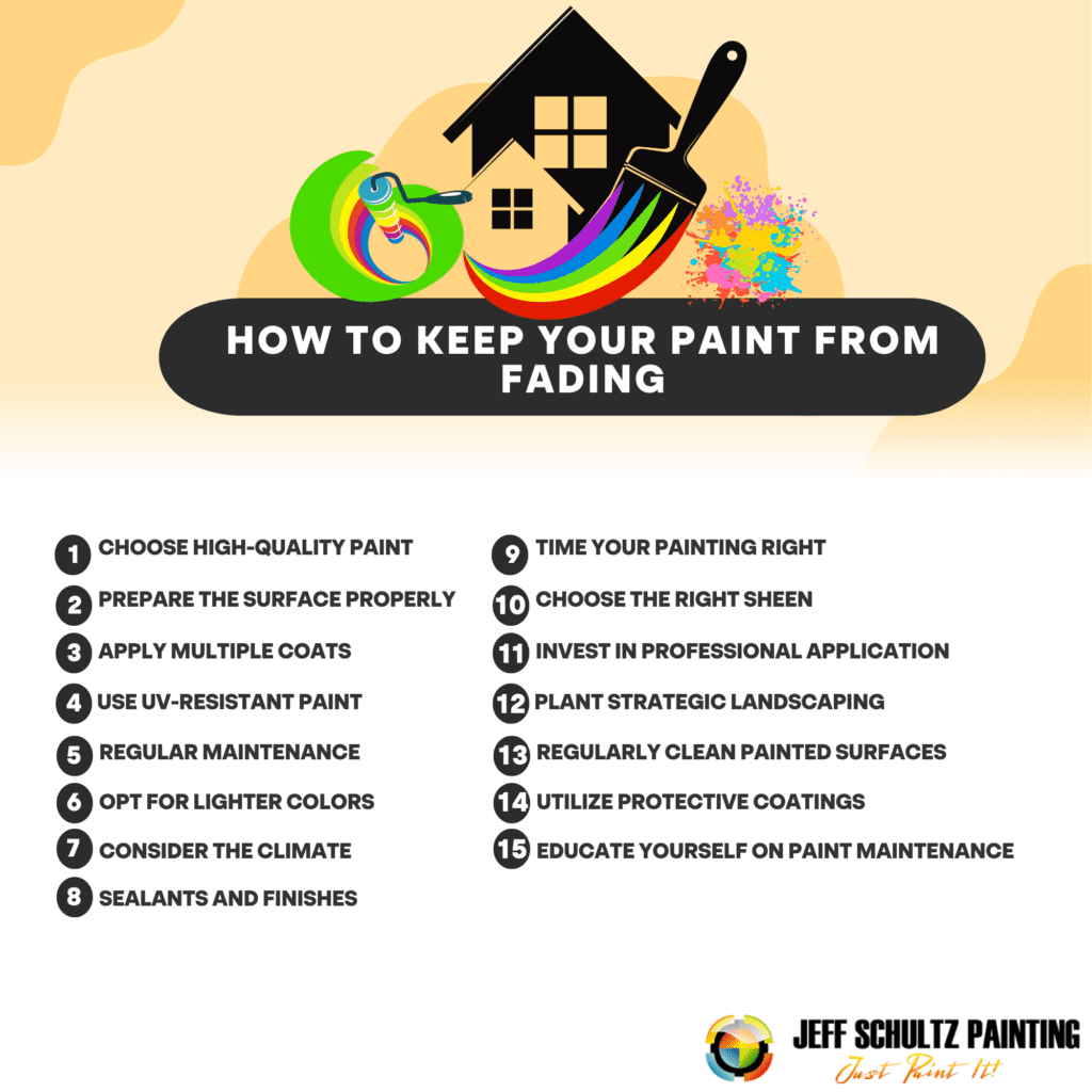 How to Keep Your Paint from Fading—Expert Advice - Jeff Schultz Painting